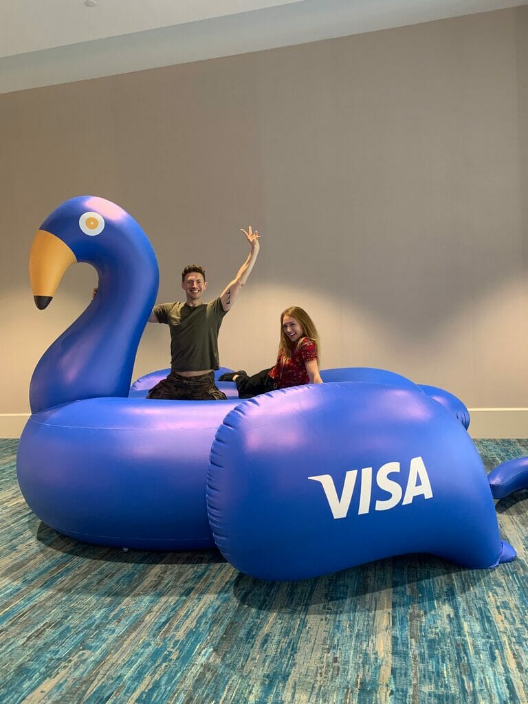 Custom Pool Floats For Visa Usa Inflatable Advertising And Custom